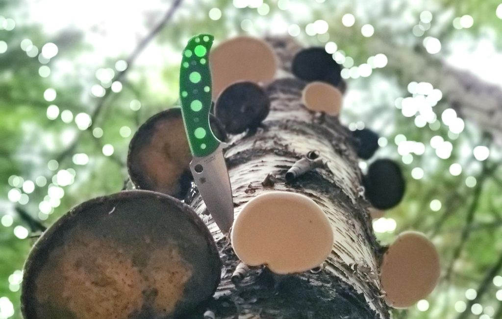 Spyderco Mule Team Handle Scales - Translucent Green - Blade Protection